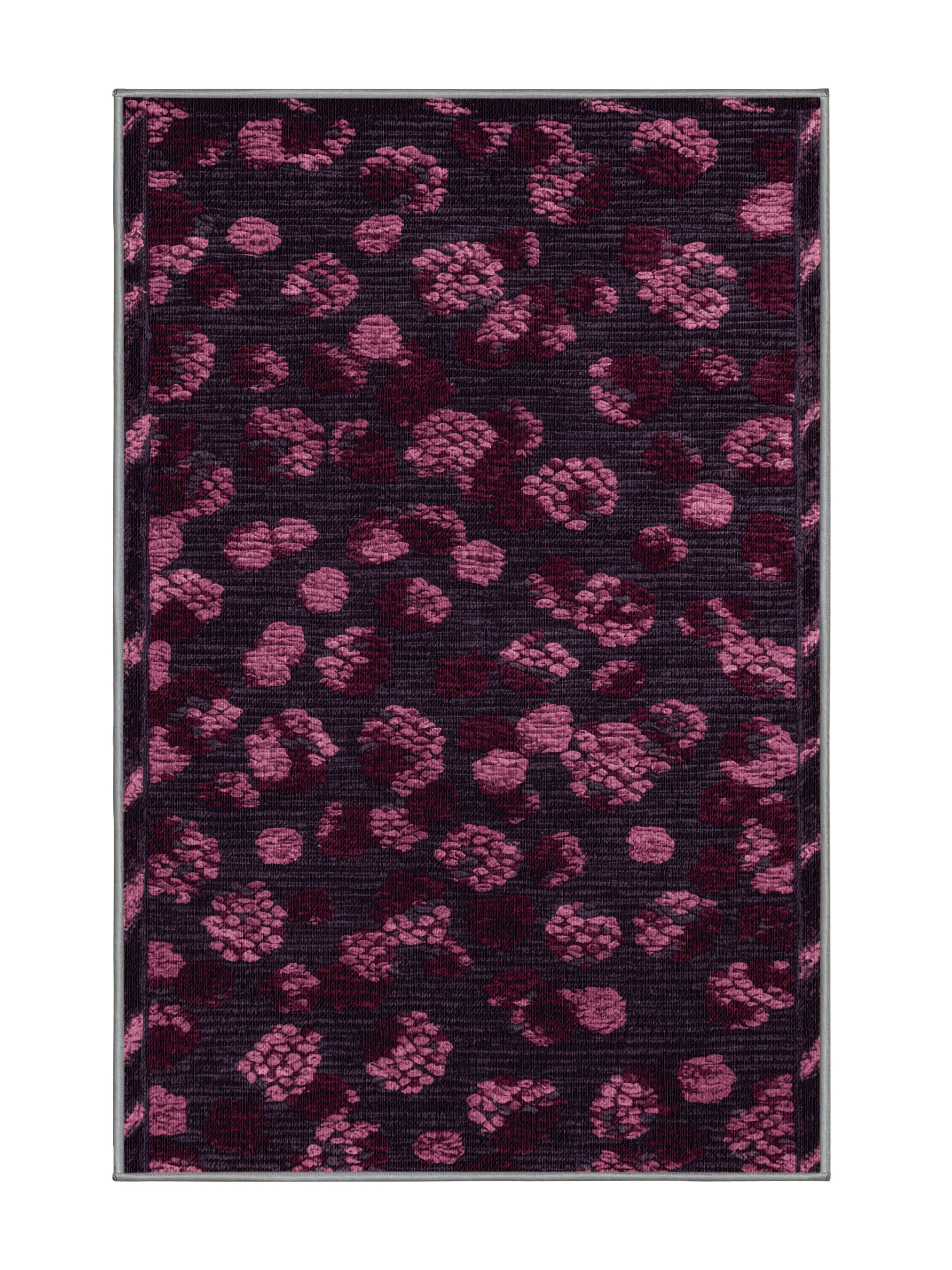 Ophelia & Co. Washable Boysenberry Fruits Area Rug | Wayfair