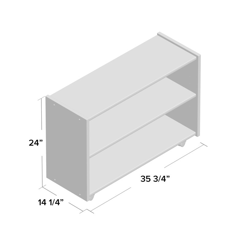 Childcraft 16 Compartment Shelving Unit with Casters | Wayfair