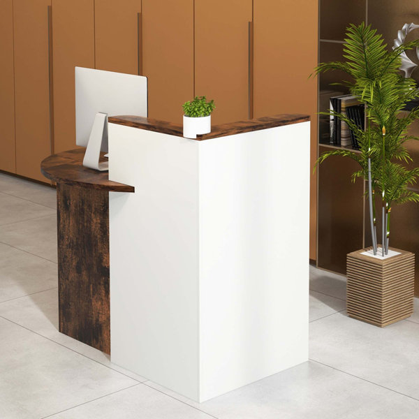 Ebern Designs As Pic Wood Reception Desk | Wayfair