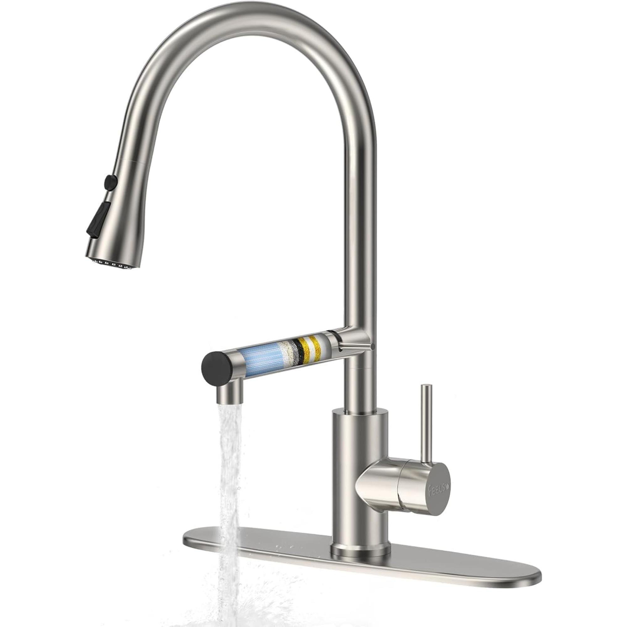 Textiles Hub Kitchen Faucets, Upgraded Filter Water Kitchen Faucet With ...