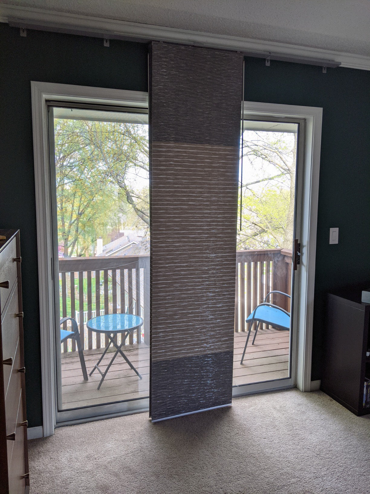 Suploo Adjustable Sliding Panel Track Blinds,Extendable Vertical ...