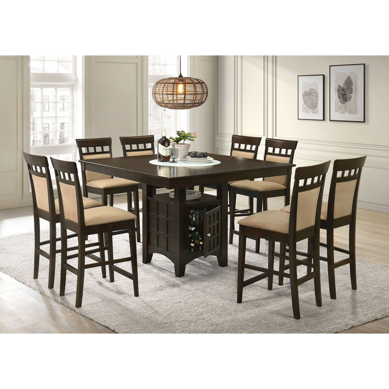 Wildon Home® Sylinda 3-Piece Counter Height Dining Set | Wayfair