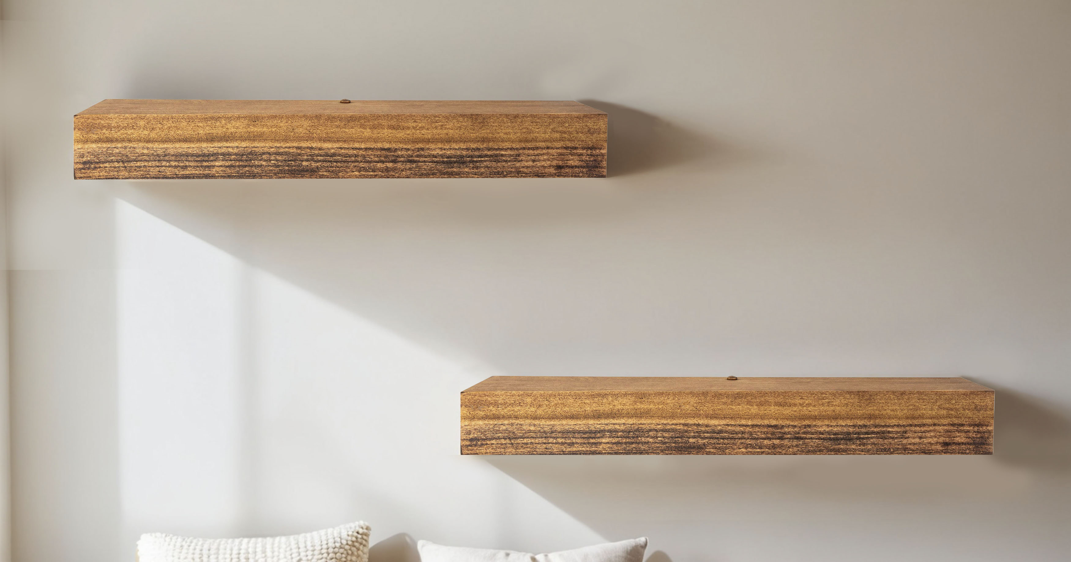 Loon Peak Poplar Floating Shelves - Wayfair Canada