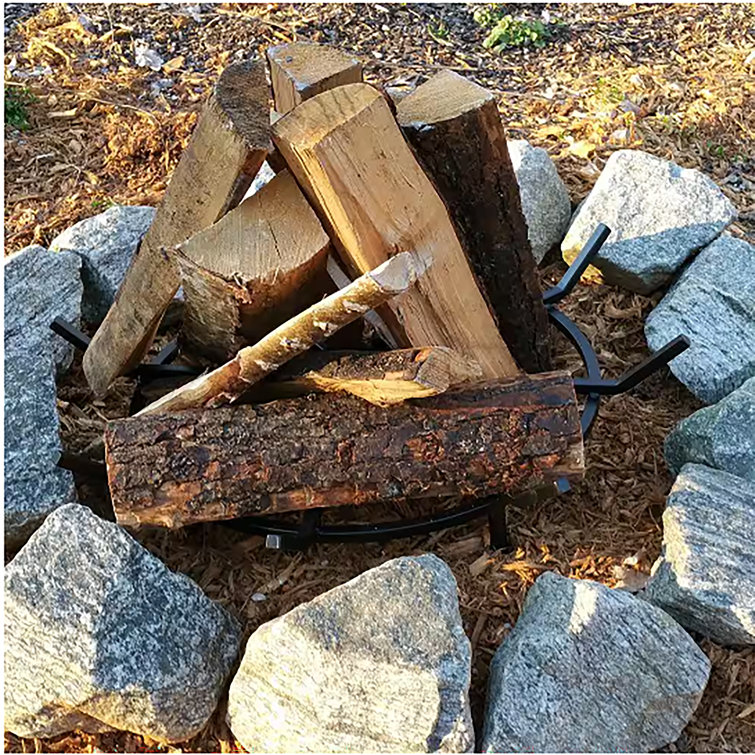 Bonfire Gear 23'' Round Steel Fire Pit Log Grate - Wayfair Canada