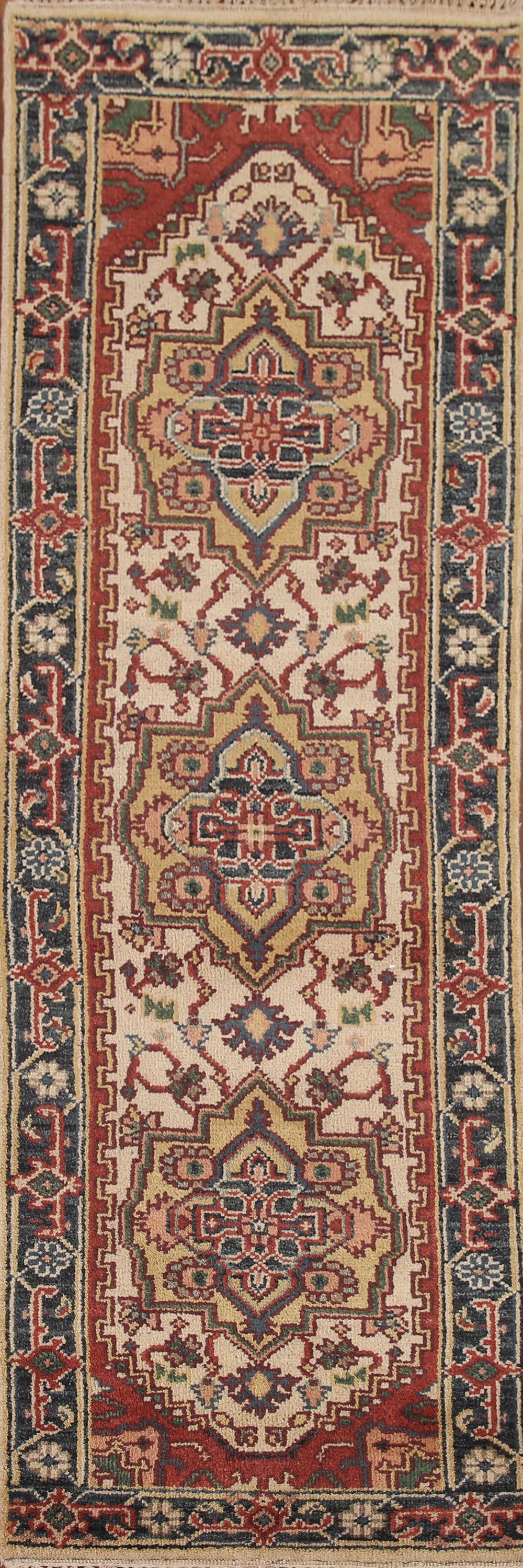 Bloomsbury Market Wool Traditional Oriental Runner Rug 2x8 | Wayfair