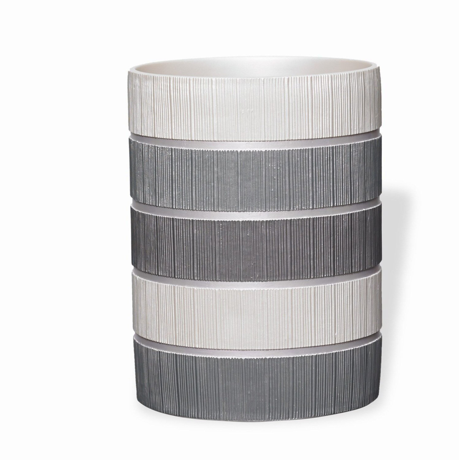 Rosecliff Heights Urban Chic Grey Waste Basket | Wayfair