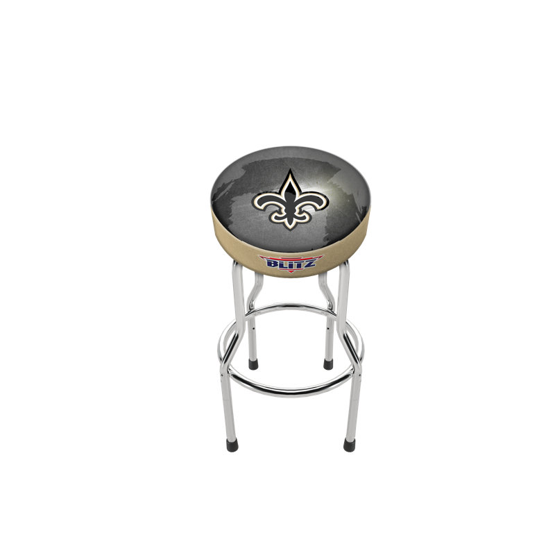 Arcade 1Up New Orleans Saints Adjustable NFL Blitz Team Pub Stool ...