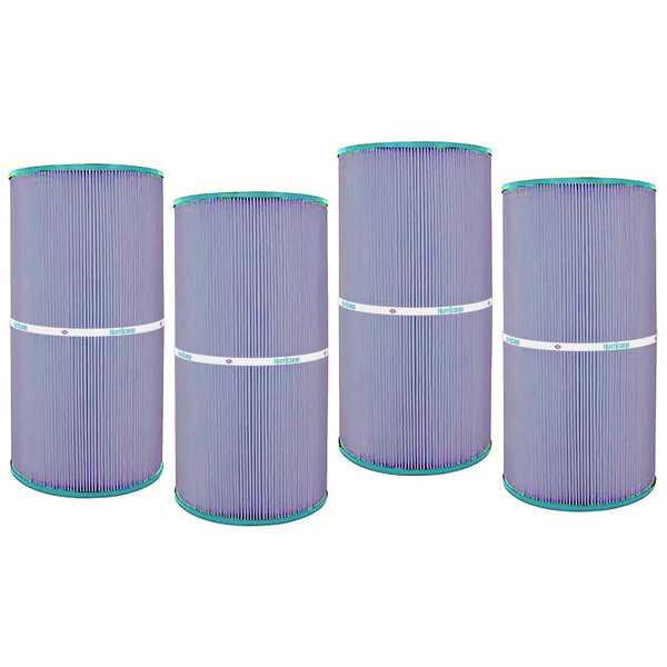 Hurricane Filters HF7469-04P Purple Spa Cartridge Replacement, 4 Pack ...