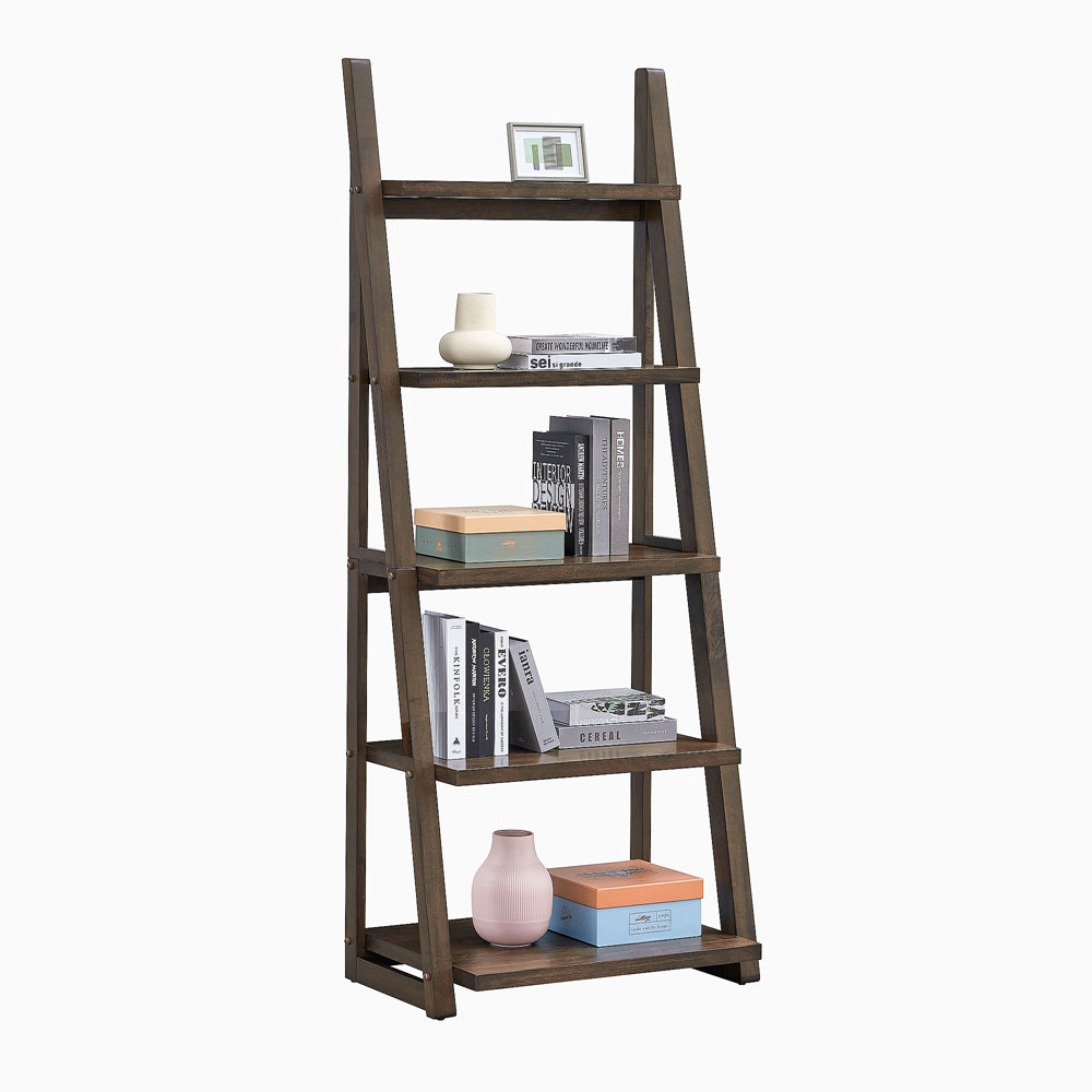 Latitude Run® 5-Tier Shelves,Bookshelf, Storage Rack, Bookcase With ...