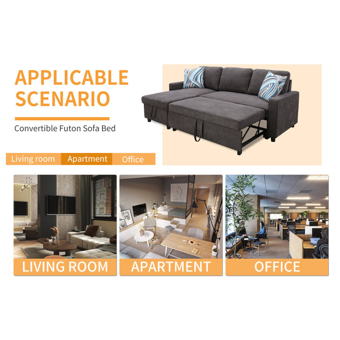 Ebern Designs Sebella 2 - Piece Upholstered Sectional | Wayfair