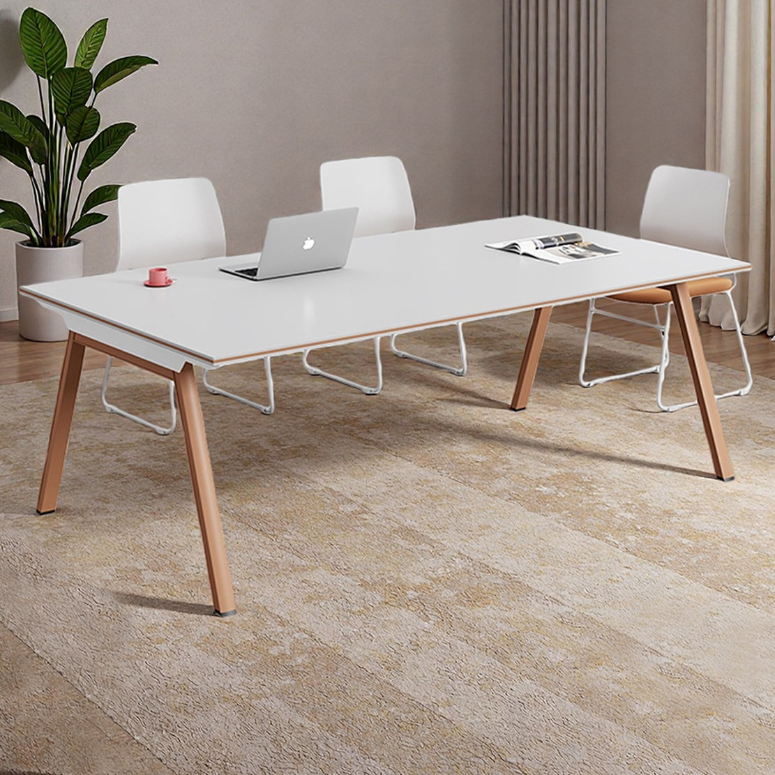 Inbox Zero Office minimalist modern style conference table | Wayfair