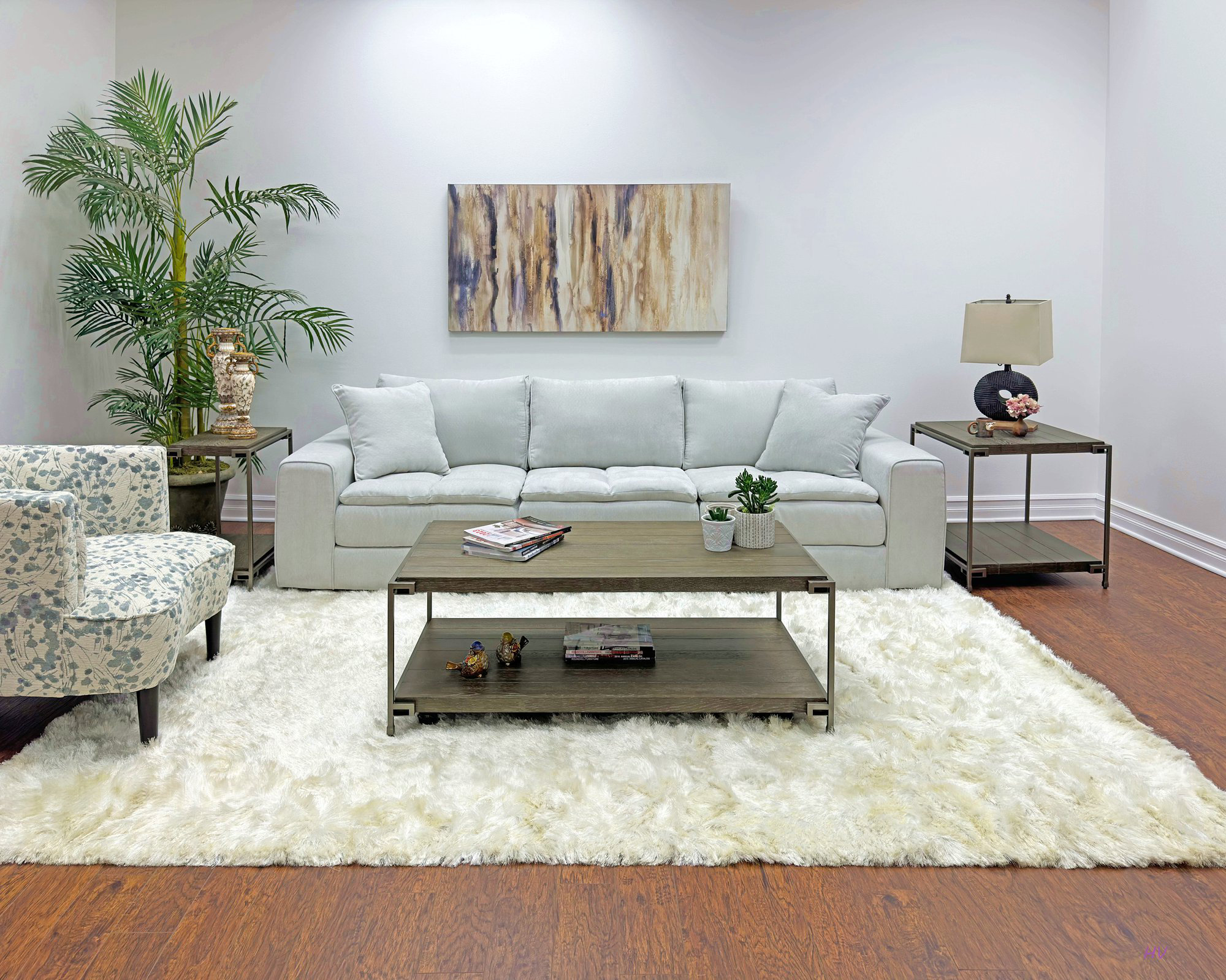 Latitude Run® 3-Piece Metal Frame Living Room Coffee Table And 2 End ...