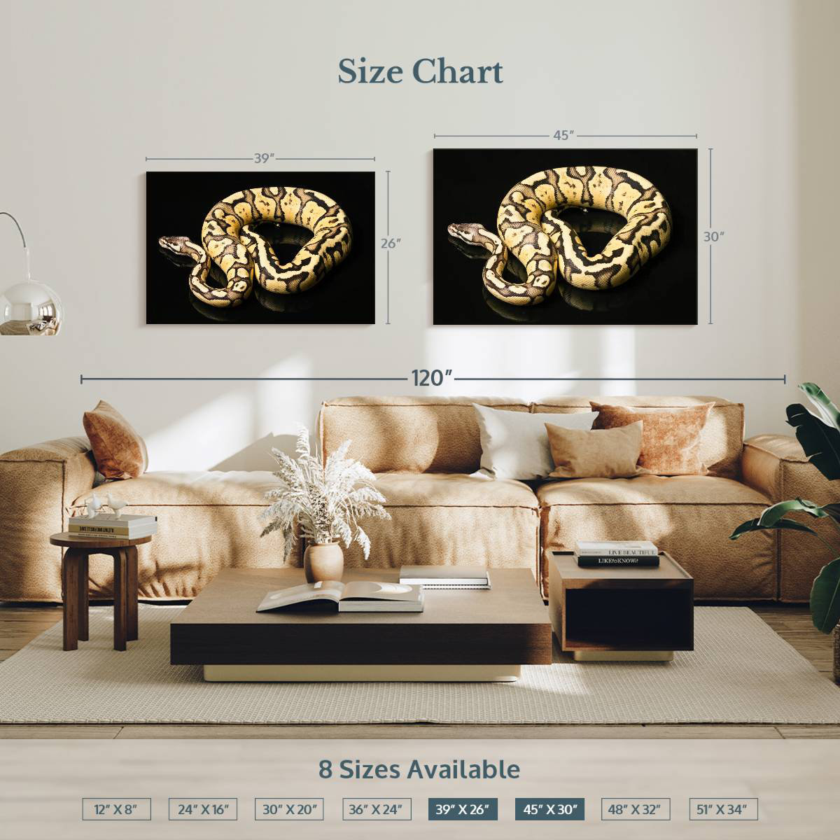 Ebern Designs Brampt Female Python Snake | Wayfair