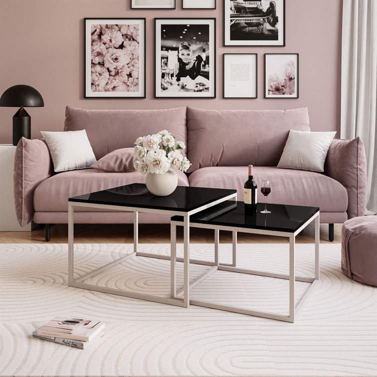 Ivy Bronx YOSHI 2 -in -1 high -gloss coffee table | Wayfair.co.uk