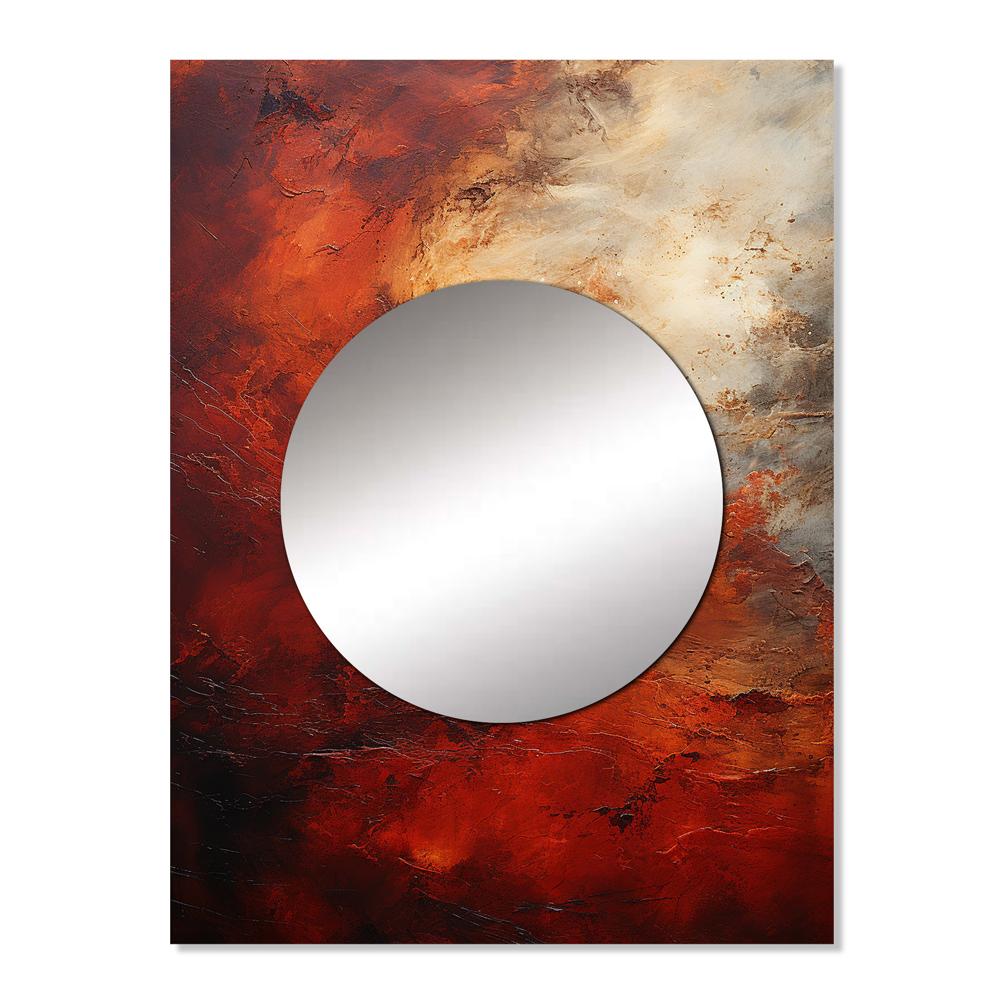 East Urban Home Maroon Mars Mystery Planet - Our Solar System Mirror ...
