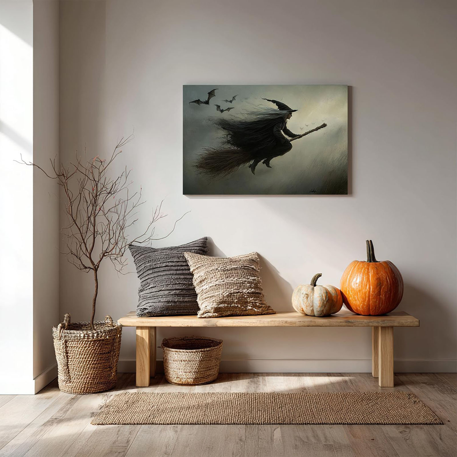 Wildon Home® Vandlife Gothic Halloween Canvas Wall Art Bewitching On ...
