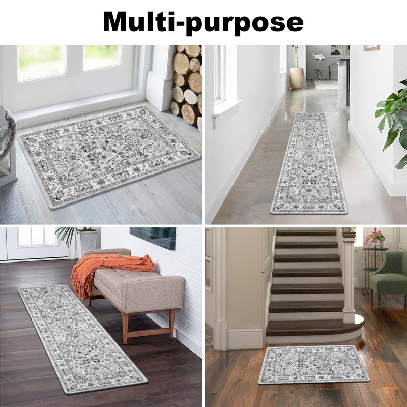 Charlton Home Dworman Anti-Fatigue Non-Skid French Kitchen Mat ...