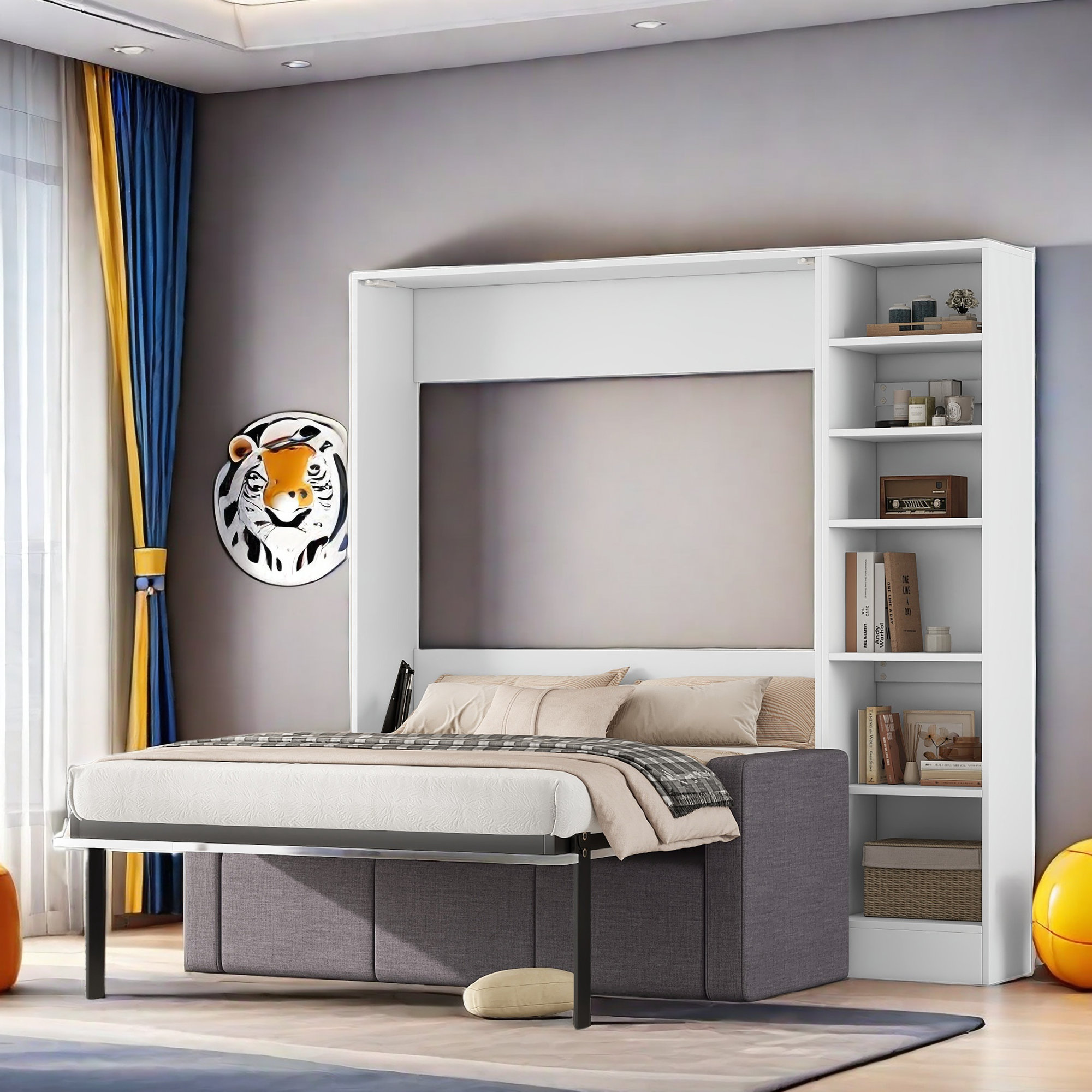 RADIANT DECOR Murphy Storage Bed - Wayfair Canada