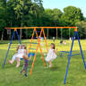 WFX Utility™ Swing Sets for Backyard 6 in 1 Swing Set 440lbs Capacity ...