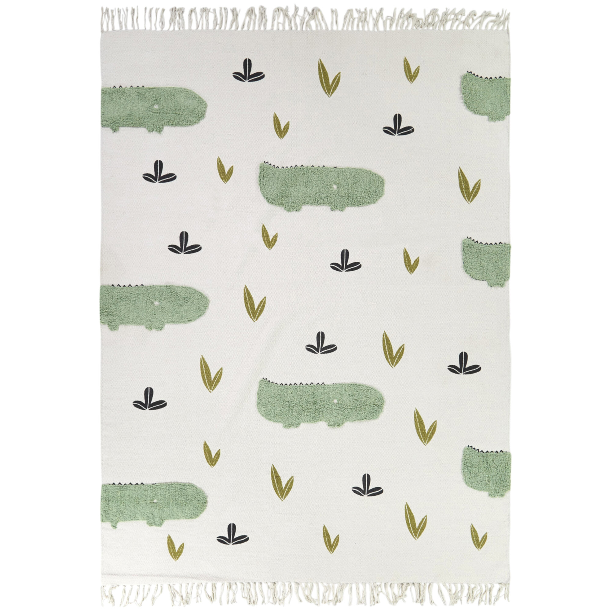 Balta Rugs Croc Green Croc Kids Alligator Area Rug Area Rug - Wayfair ...