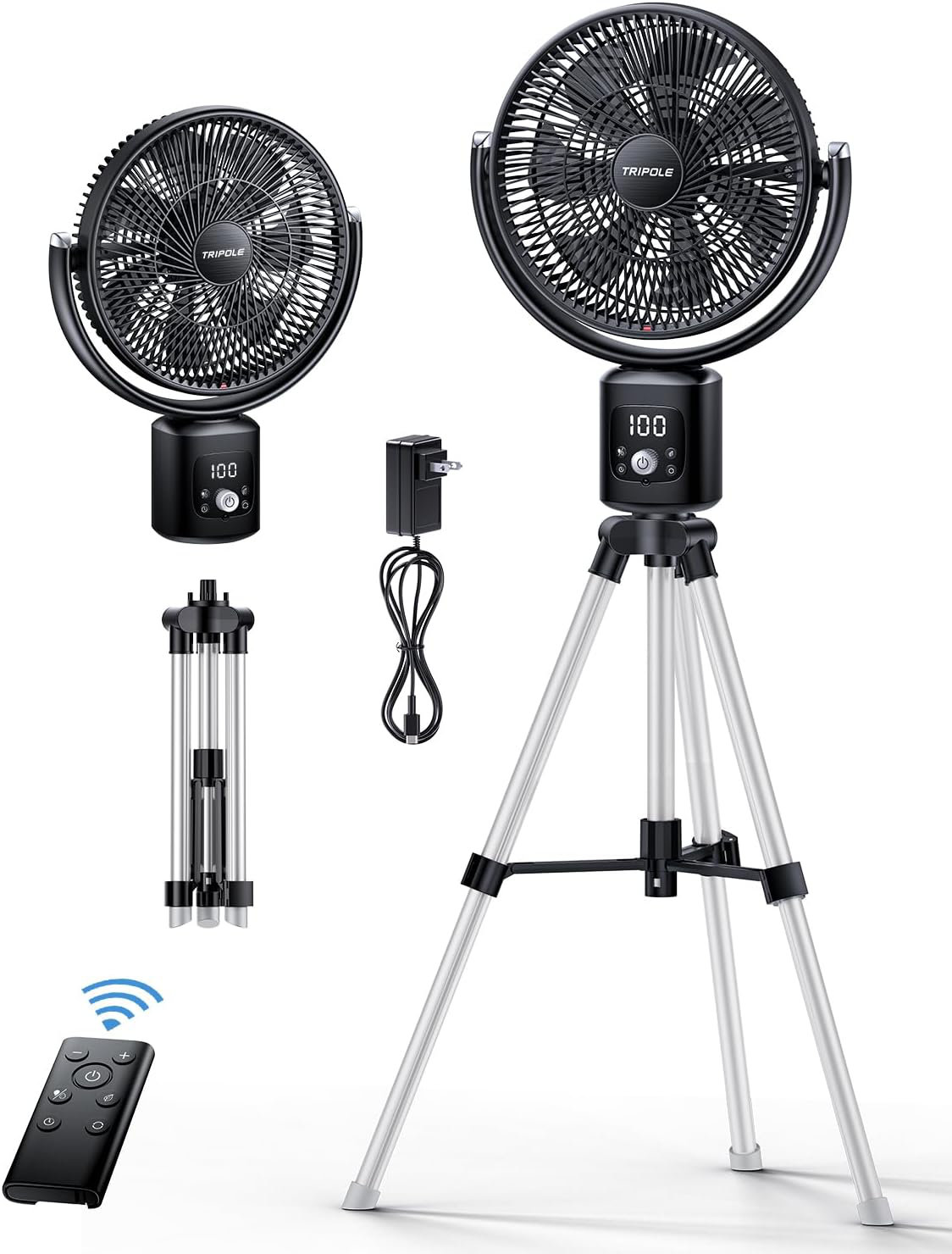 CG INTERNATIONAL TRADING 39'' Oscillating Pedestal/Standing Fan Fan ...
