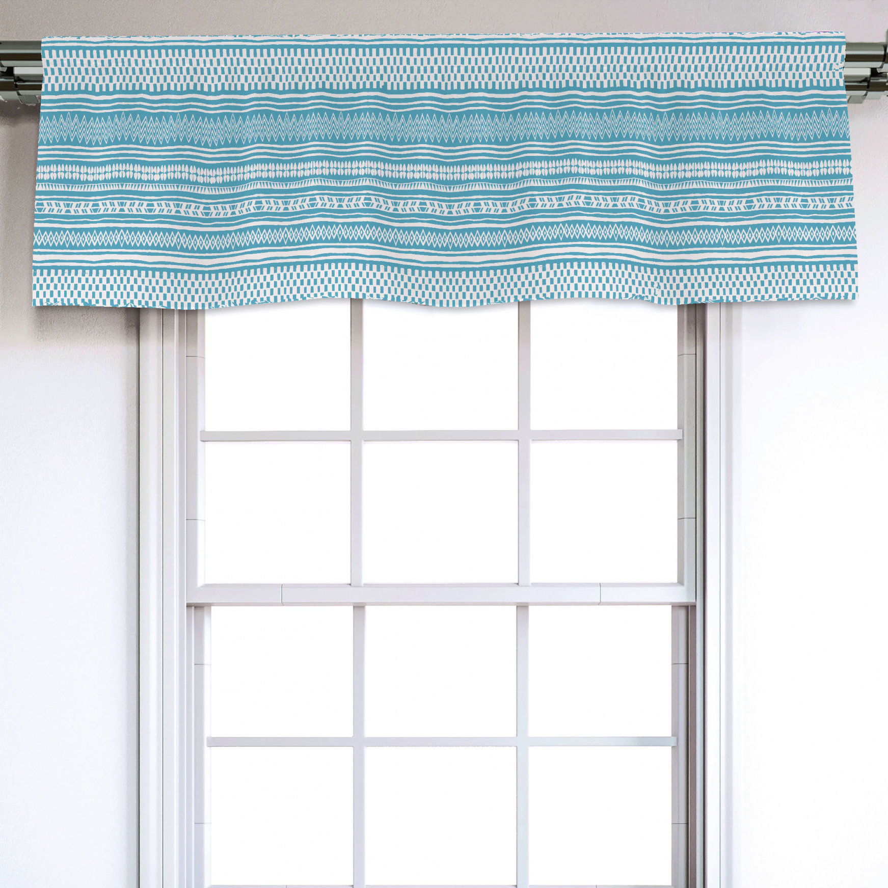Ambesonne Aztec 54" Window Valance | Wayfair