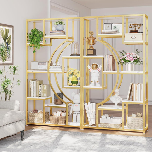 Mercer41 Yanna Etagere Bookcase | Wayfair
