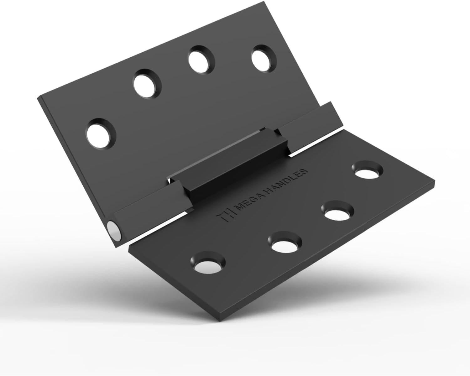 Mega Handles | Square Barrel Hinges | Matte Black | 2 Pack | Wayfair