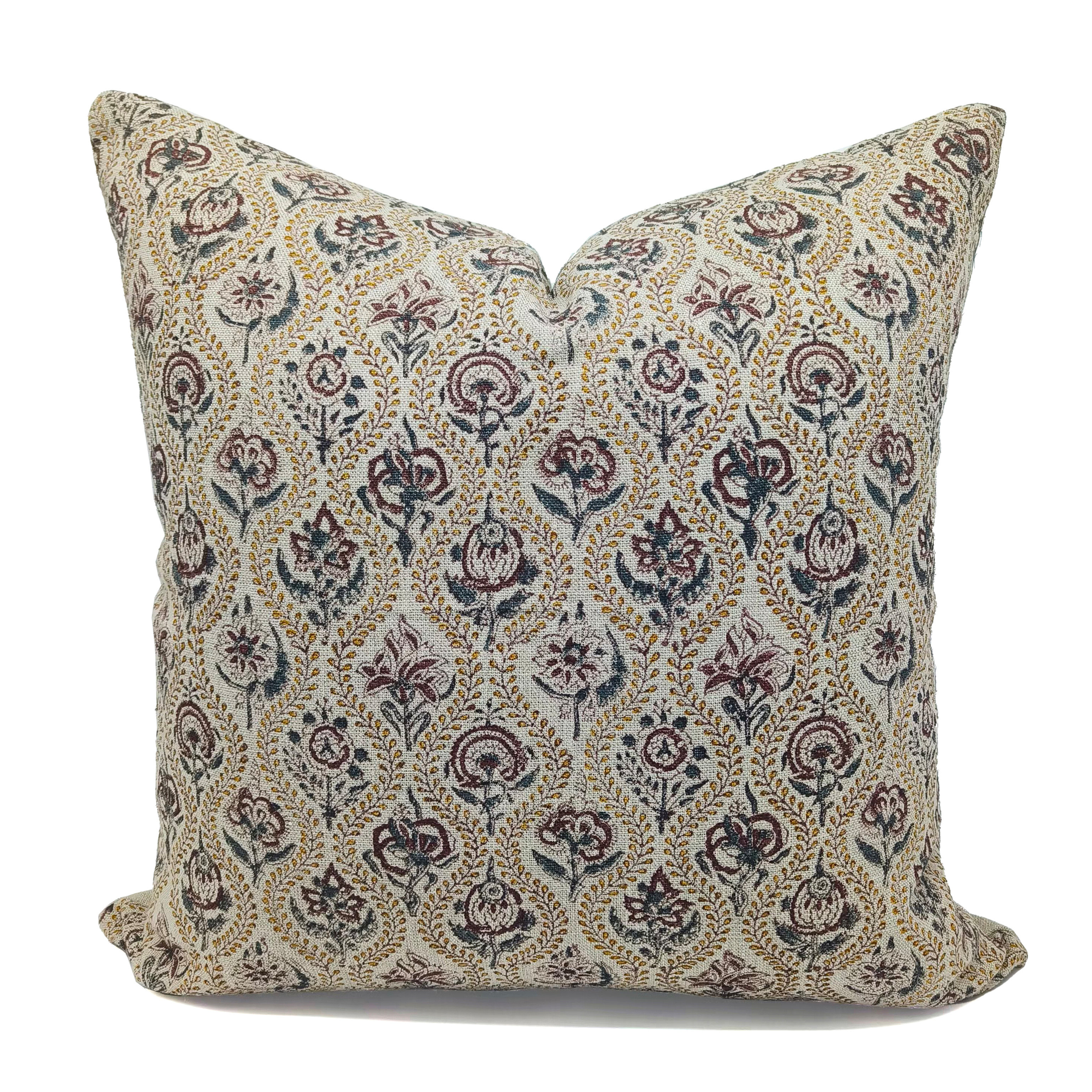 Fabdivine 100% Linen Lumbar Rectangular Pillow Cover | Wayfair