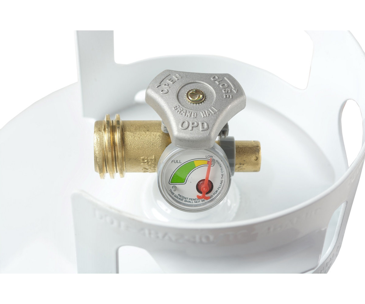 Flame King 20LB EMPTY Steel Propane Tank LP Cylinder, OPD Valve & Built ...