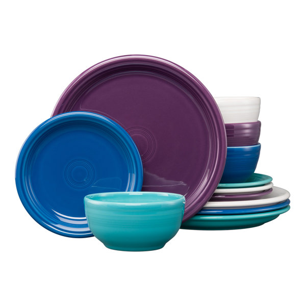 Fiesta 12pc Classic Dinnerware Set "& Reviews" | Wayfair