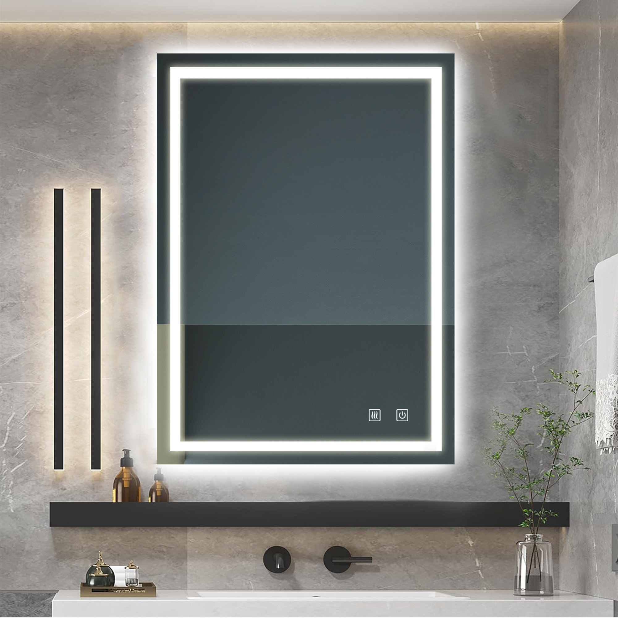 Ivy Bronx Led Classy Vanity Mirror With Focused Backplane,High Lumen ...