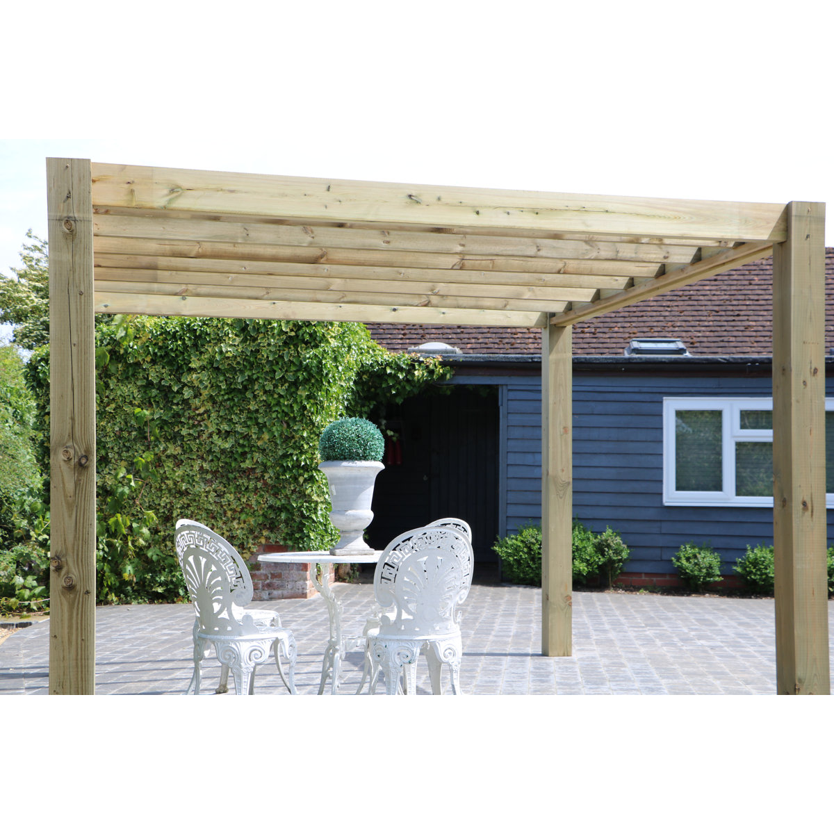 Pheasant & Co. The Cube Garden Solid Wood Pergola | Wayfair.co.uk