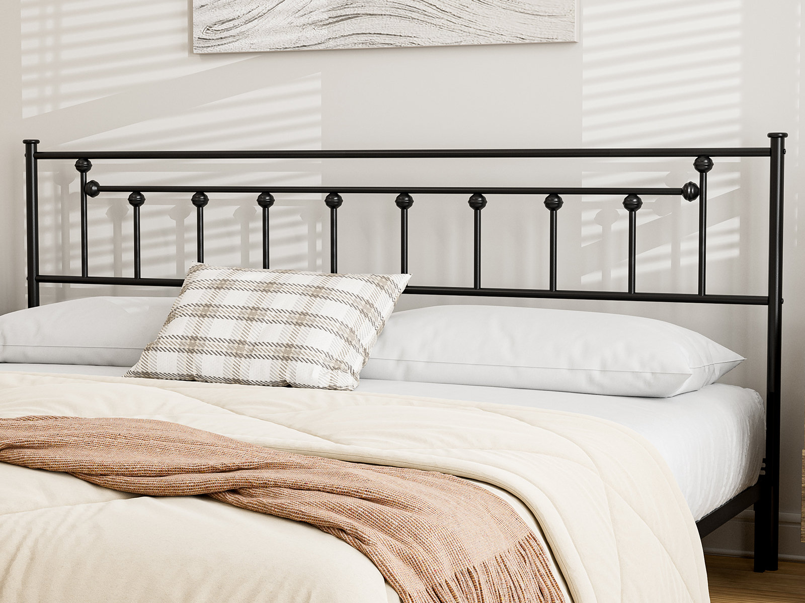 Red Barrel Studio® Metal Headboard - Adjustable Height - Only For ...