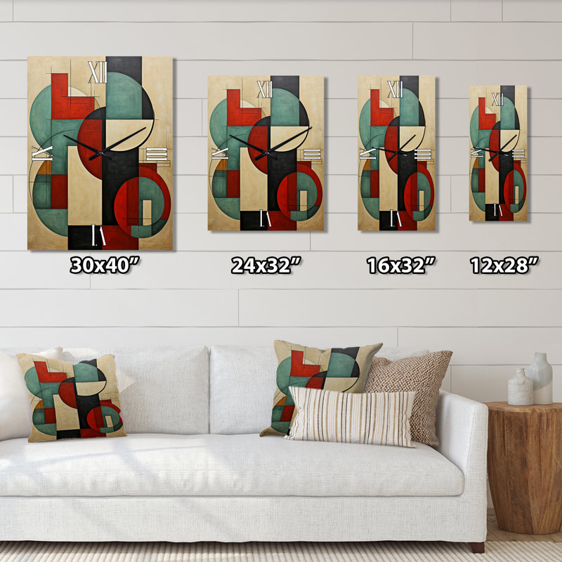 Design Art Deconstructed Moon Phases Retro Minimal - Transitional Wall ...