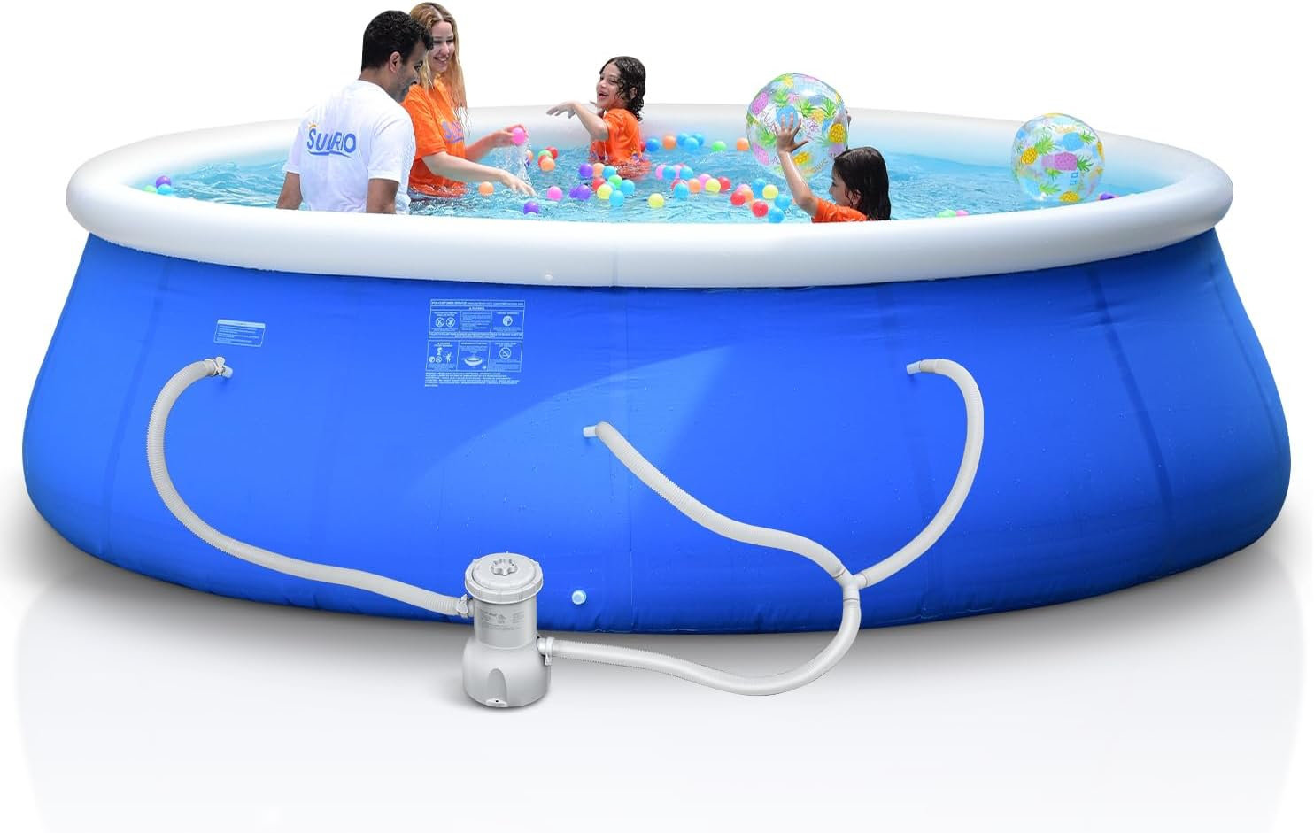 Sunrio 10ft Inflatable Above Ground Pool | Wayfair