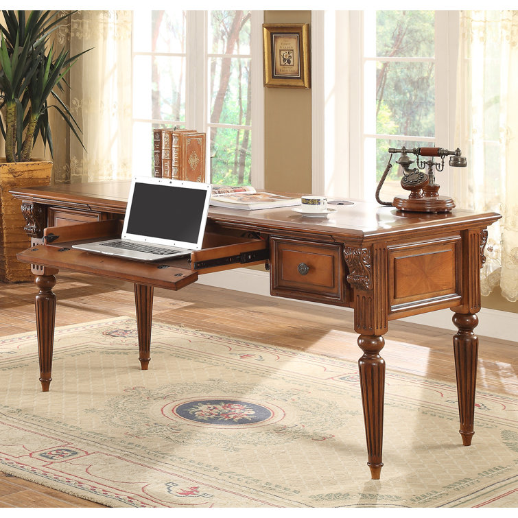 Darby Home Co Solid Wood Top Computer Desk & Reviews | Wayfair