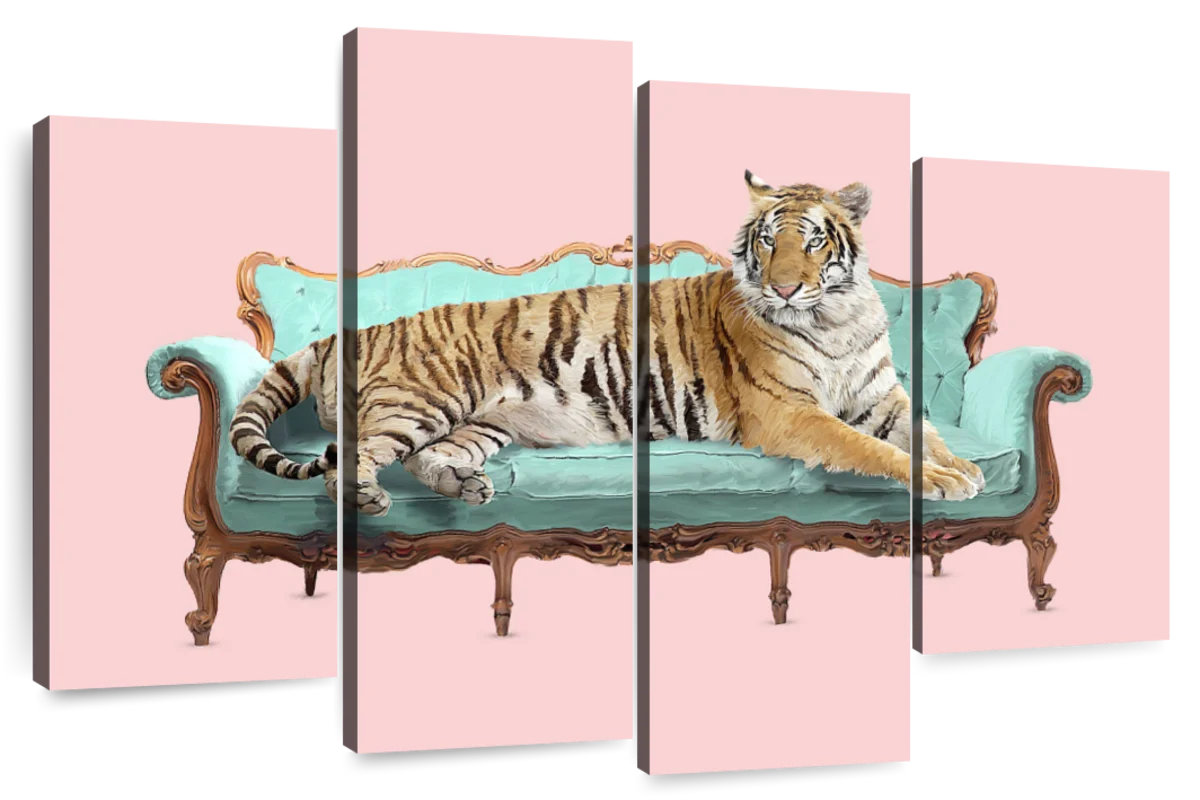 Ebern Designs Brampt Lazy Tiger | Wayfair