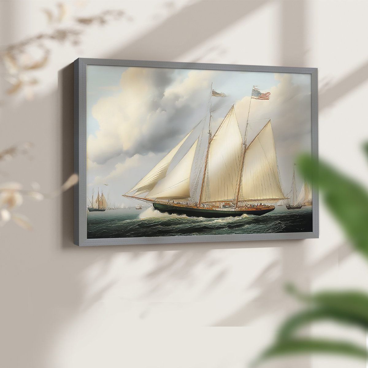 Breakwater Bay Nautical Series-CVII -Framed Print - Restickable | Wayfair