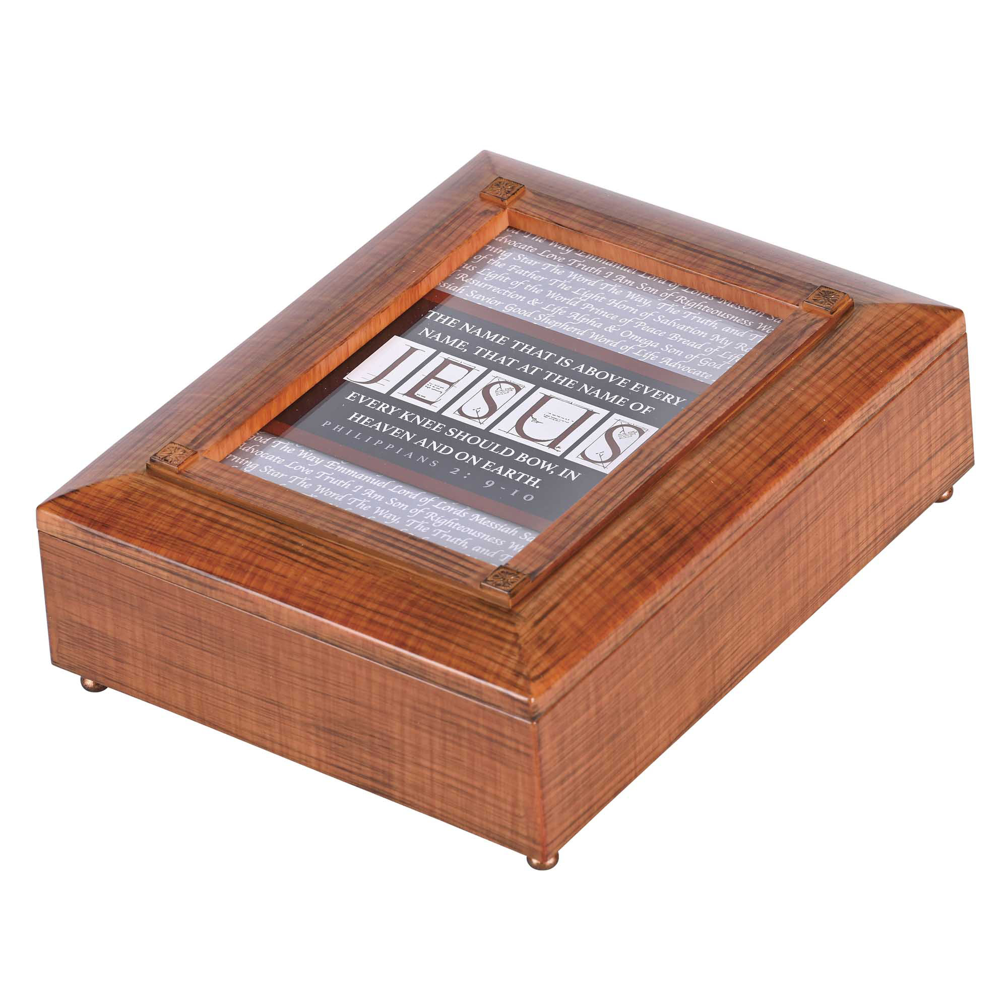 Red Barrel Studio® Keepsake Box Names Of Jesus Phil.2:9-10 | Wayfair