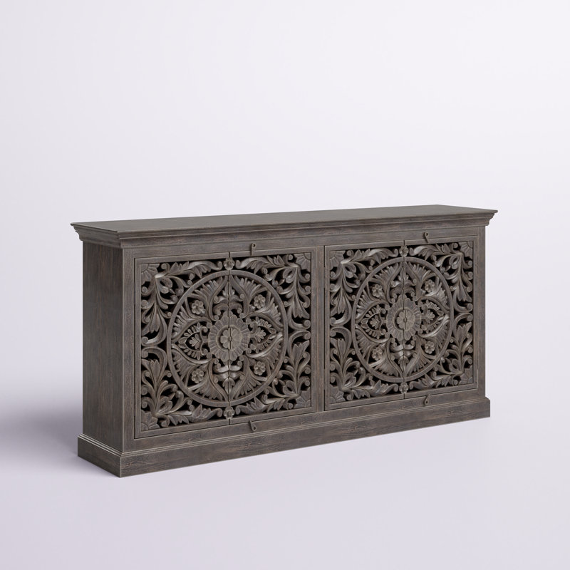 Langley Street Erie 71'' Solid Wood Sideboard & Reviews | Wayfair