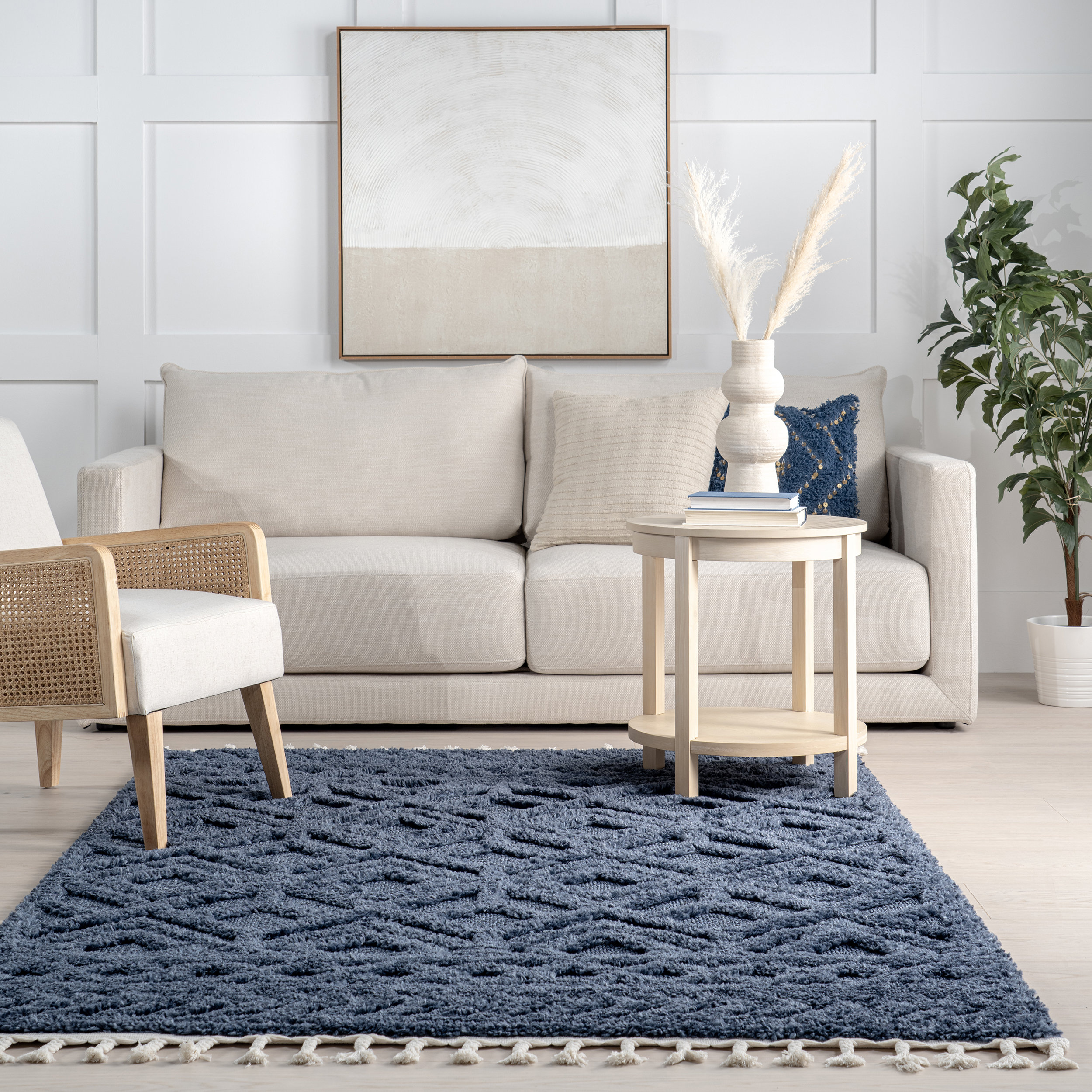 Dakota Fields Akia Geometric Area Rug for Living Room Bedroom Dining ...