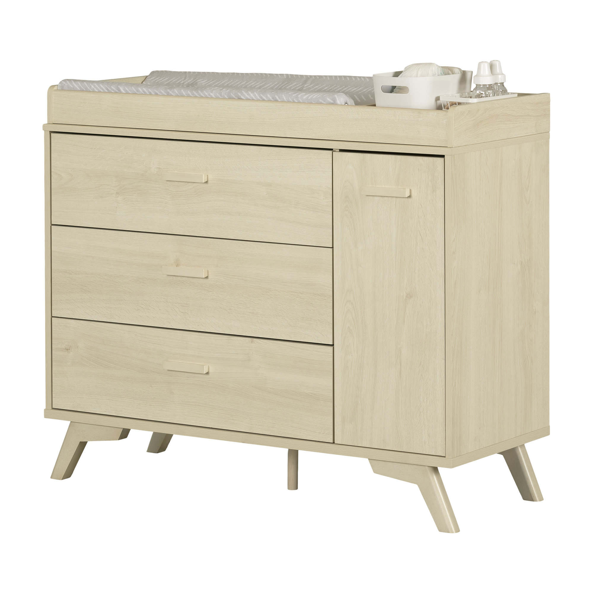 South Side Living Milos 3-Drawer Changing Table With Removable Changing ...