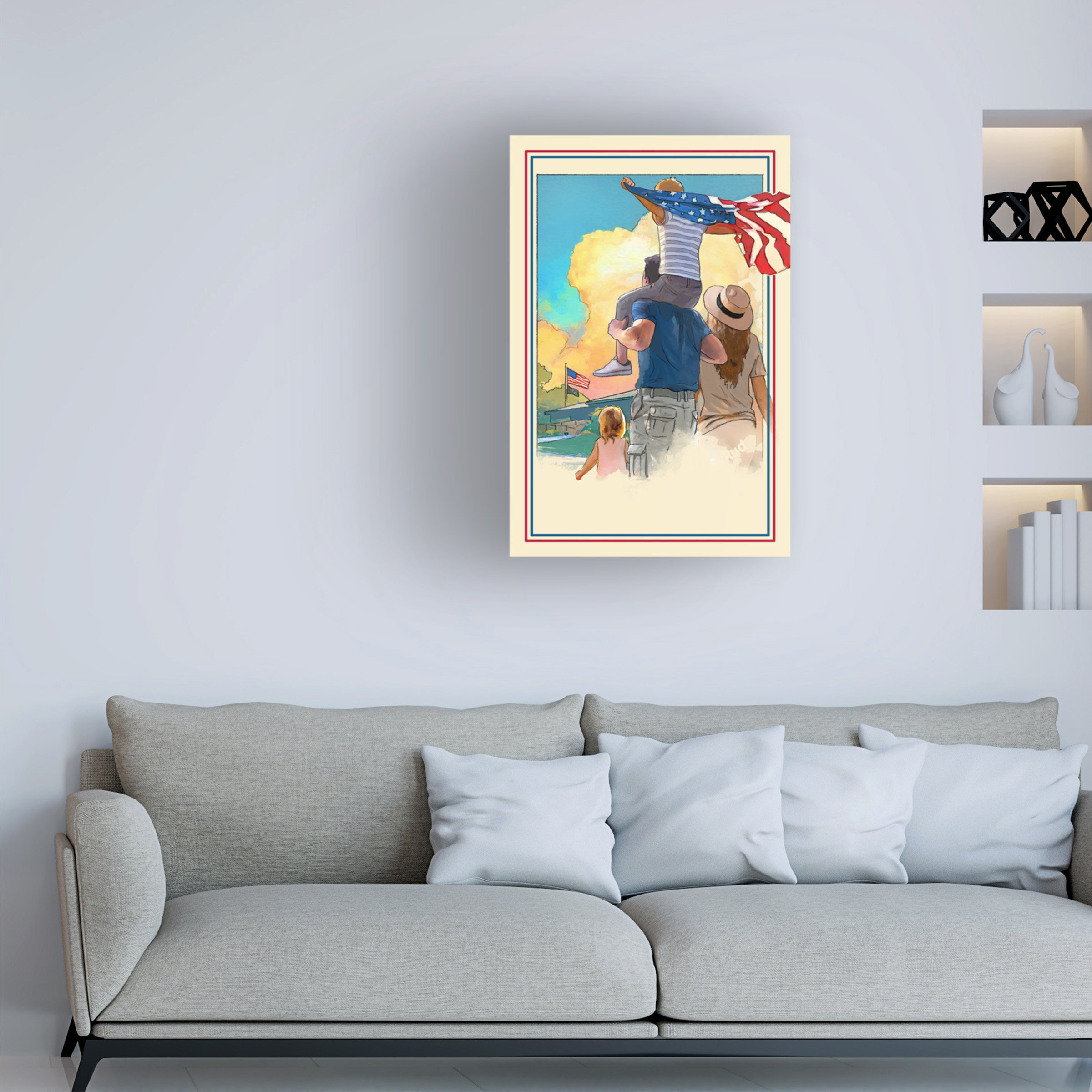 Latitude Run® Wrapped Canvas Wall Art - David Owens Illustration ...