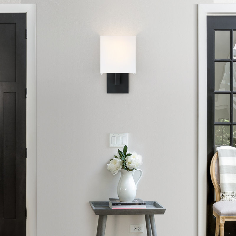 Wrought Studio™ Chrisitne 1 - Light Dimmable Wall Sconce & Reviews ...