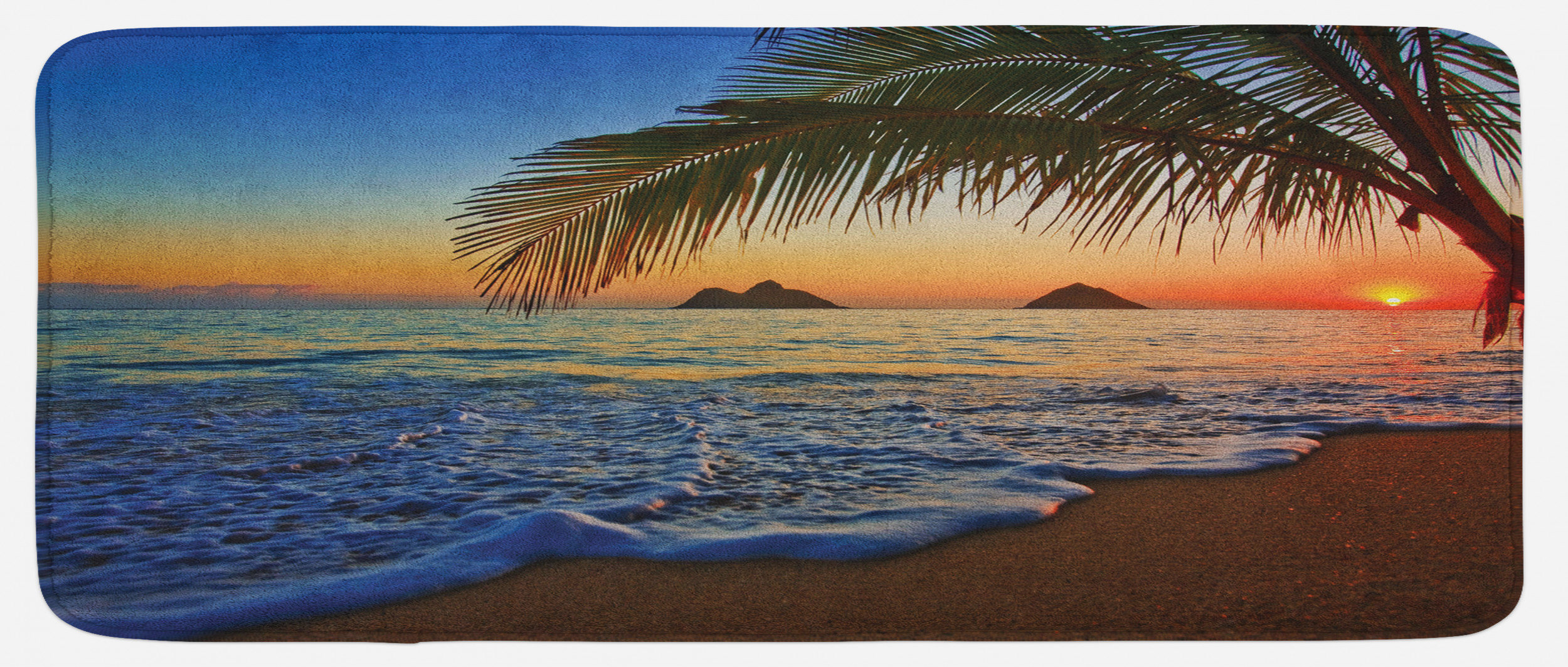 East Urban Home Hawaiian Kitchen Mat | Wayfair