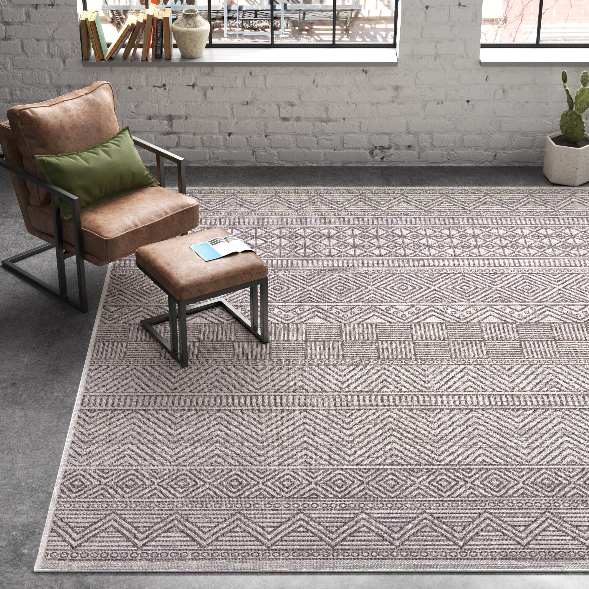 Union Rustic Jeysen Performance Southwestern Rug & Reviews | Wayfair