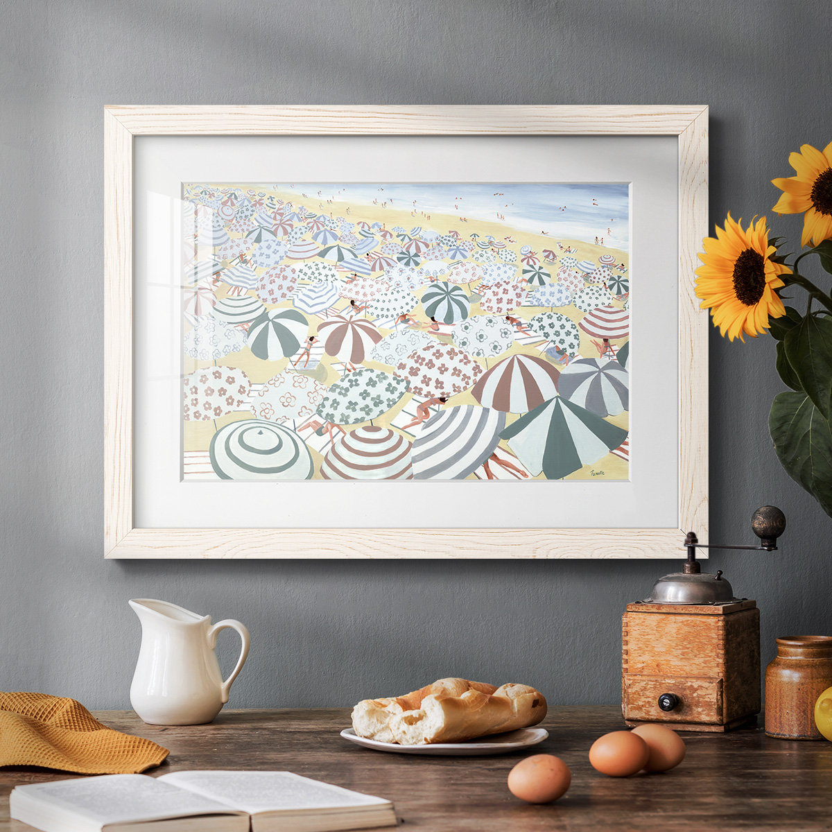 Dovecove Subtle Beach - Single Picture Frame Print - Wayfair Canada
