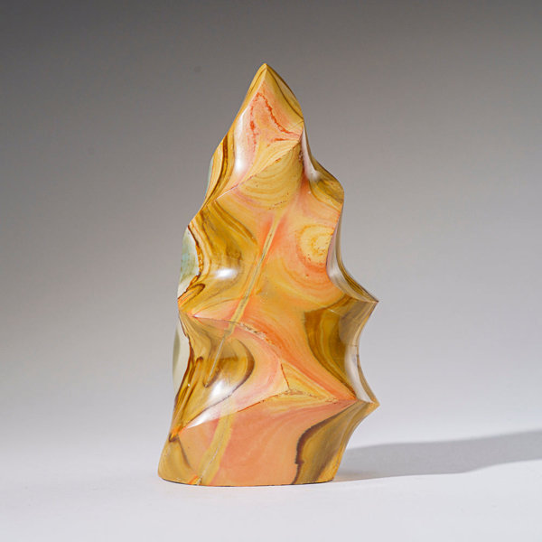 Astro Gallery of Gems Genuine Polished Polychrome Jasper Flame Freeform ...