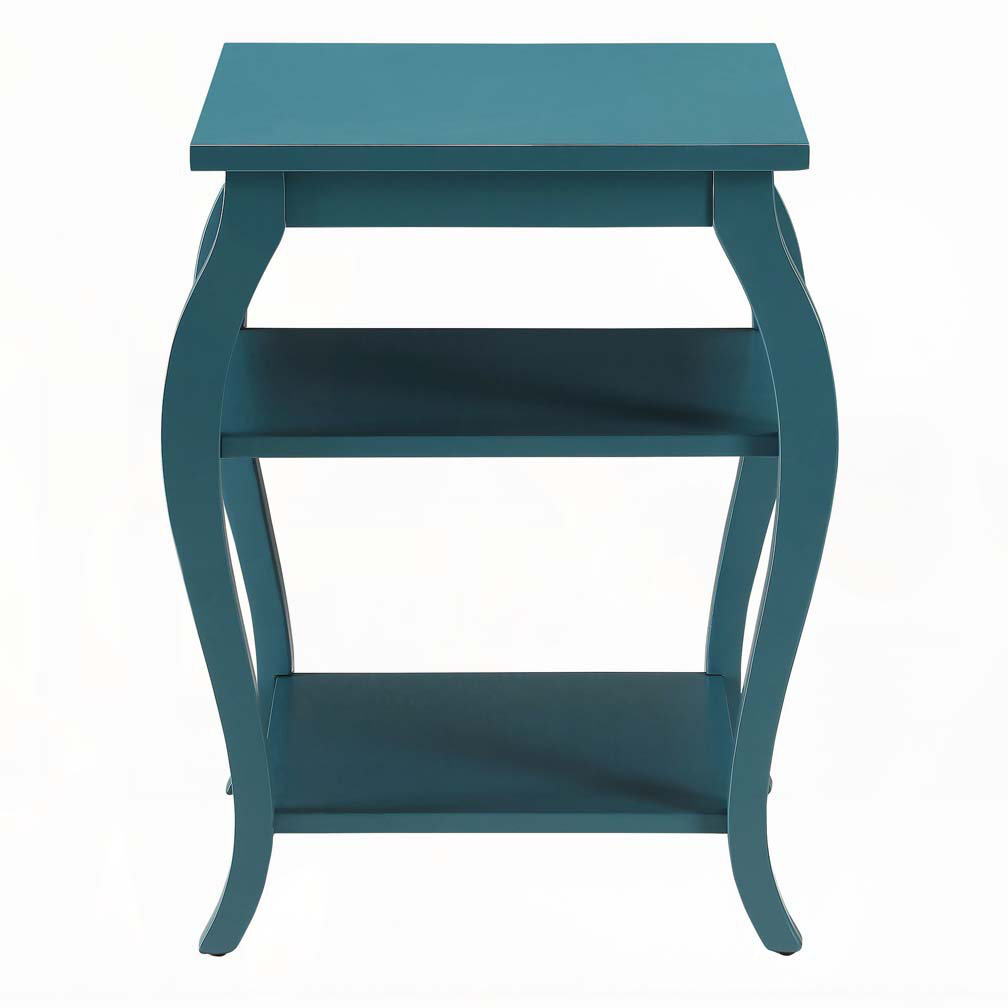 Lark Manor™ Teal 2-shelf End Table | Wayfair